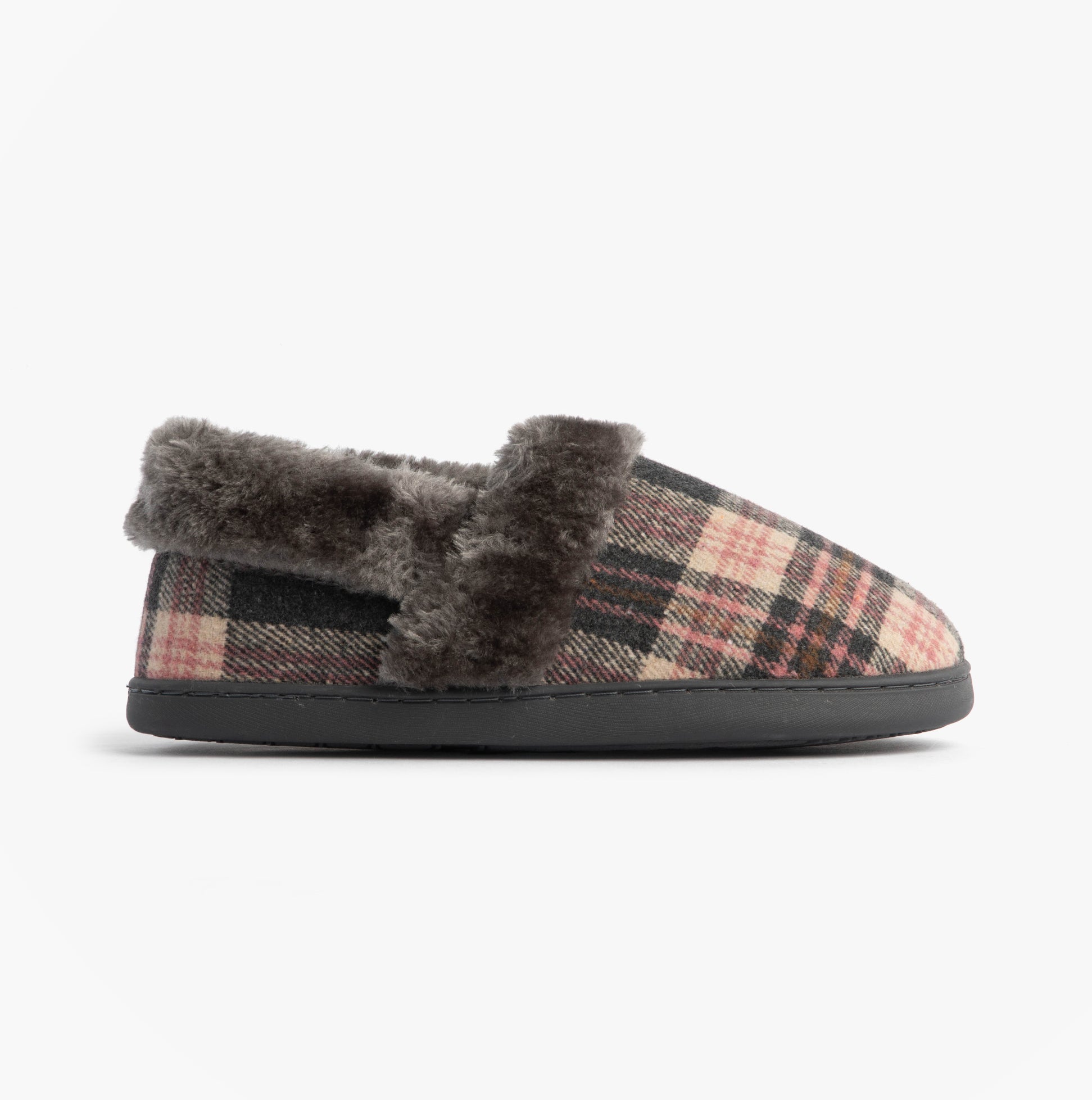 Jo & Joe HERITAGE Womens Full Slippers Pebble | House Of Slippers