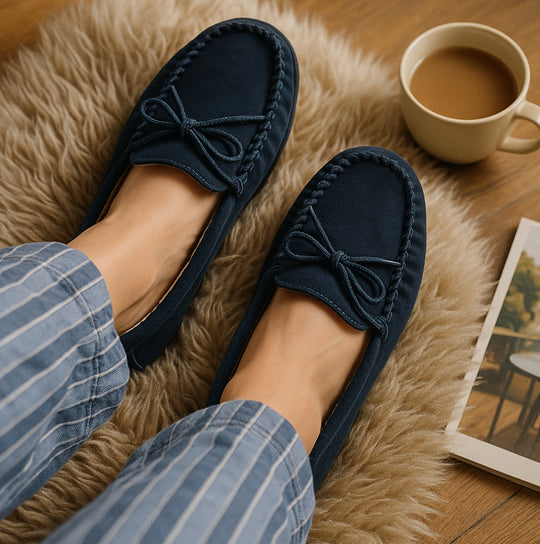 Shop Womens Moccasin Slippers | HouseOfSlippers.co.uk